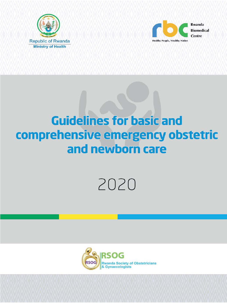 EmONC Training Guidelines for Rwanda | PDF | Childbirth | Maternal Death
