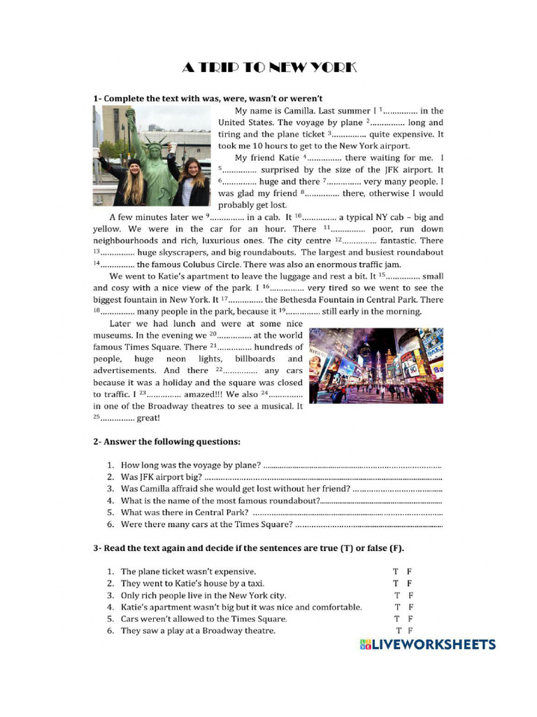 Reading Past Simple To Be | PDF