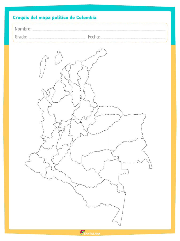 Mapa Político Colombia | PDF