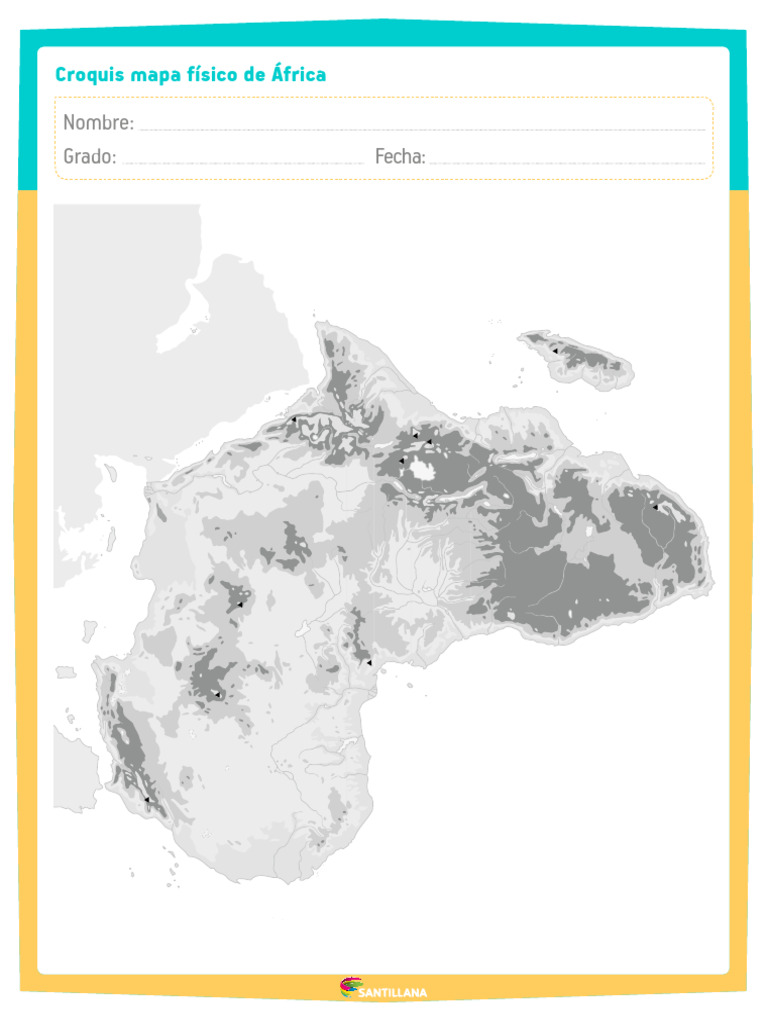 Mapa Fisico Africa | PDF