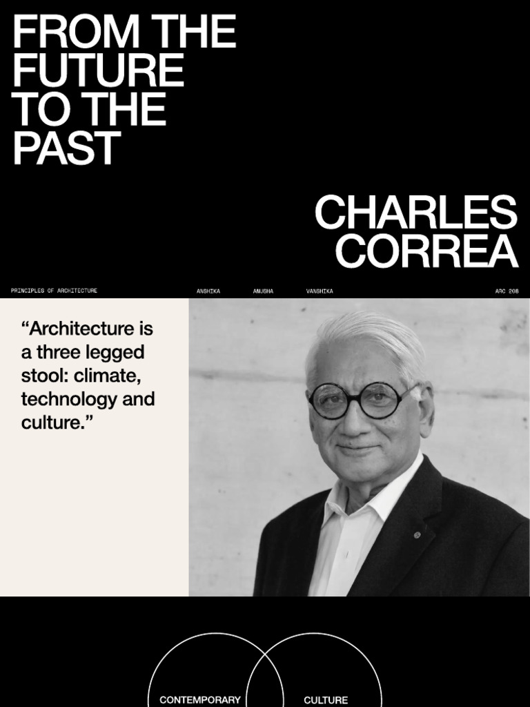Charles Correa- Anshika Anusha Vanshika | PDF | Real Estate | Architectural Design