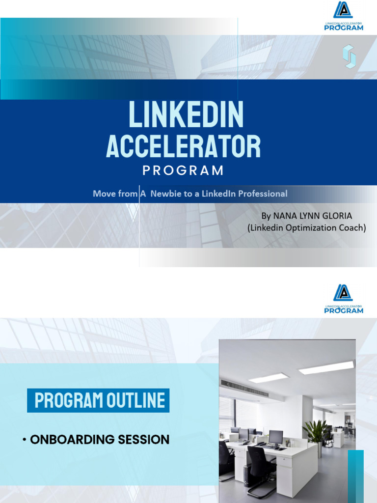 LinkedIn Accelerator Program Overview | PDF