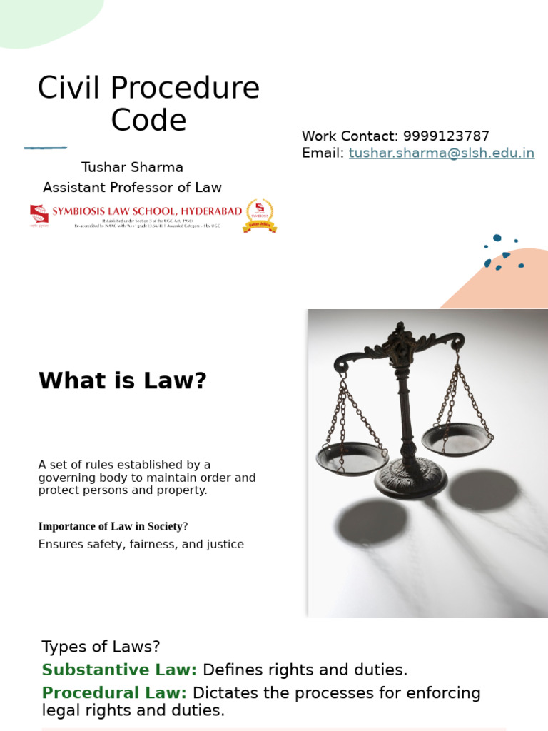 Overview of Civil Procedure Code | PDF