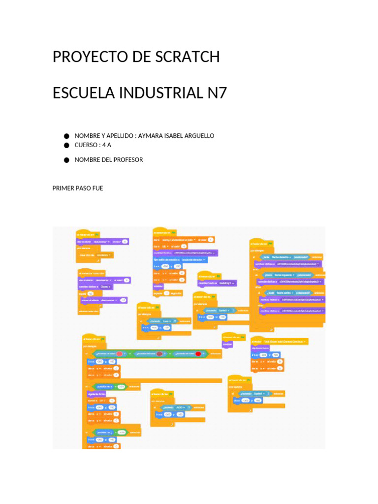 Proyecto de Scratch | PDF