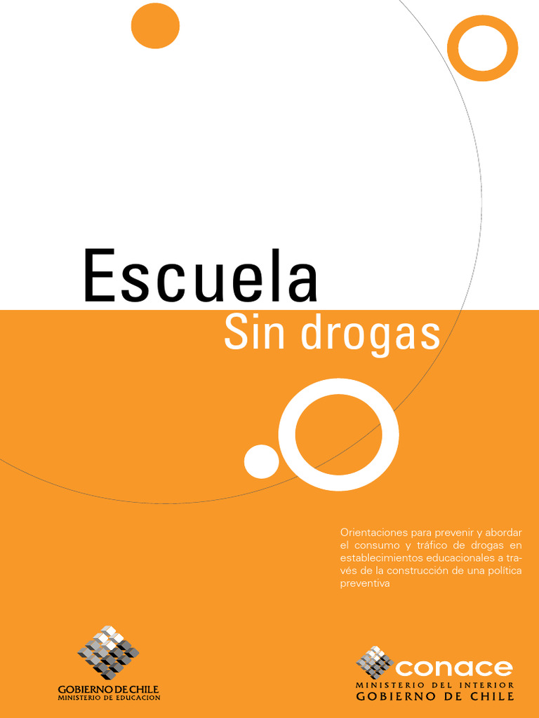 Orientaciones para Prevenir y Abordar CONACE | PDF | Aprendizaje | Drogas