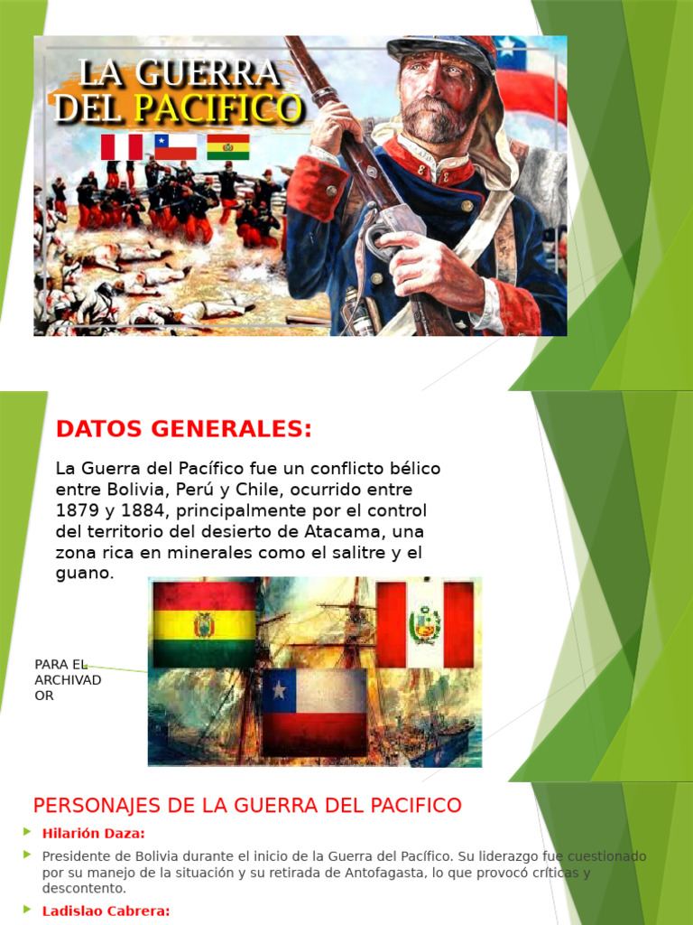 Primeros Acontecimientos de la Guerra del Pacífico | PDF | Perú | Militar