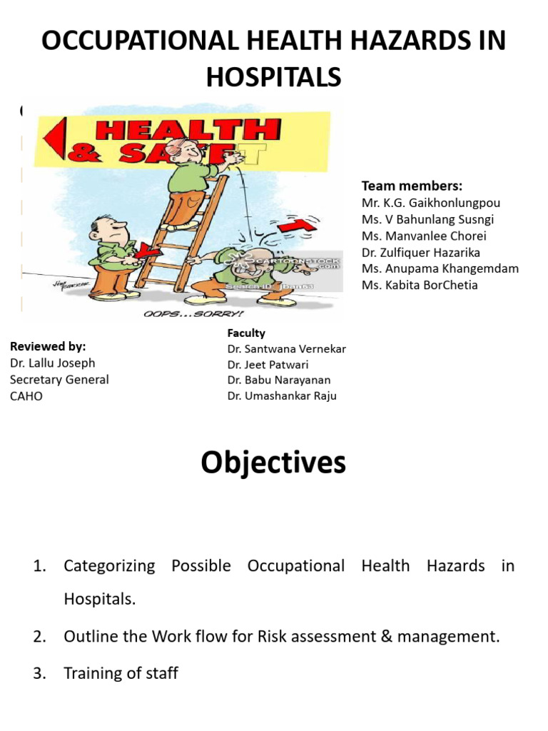 Occupational Health Hazards in Hospitals | PDF | Hazards | Occupational ...