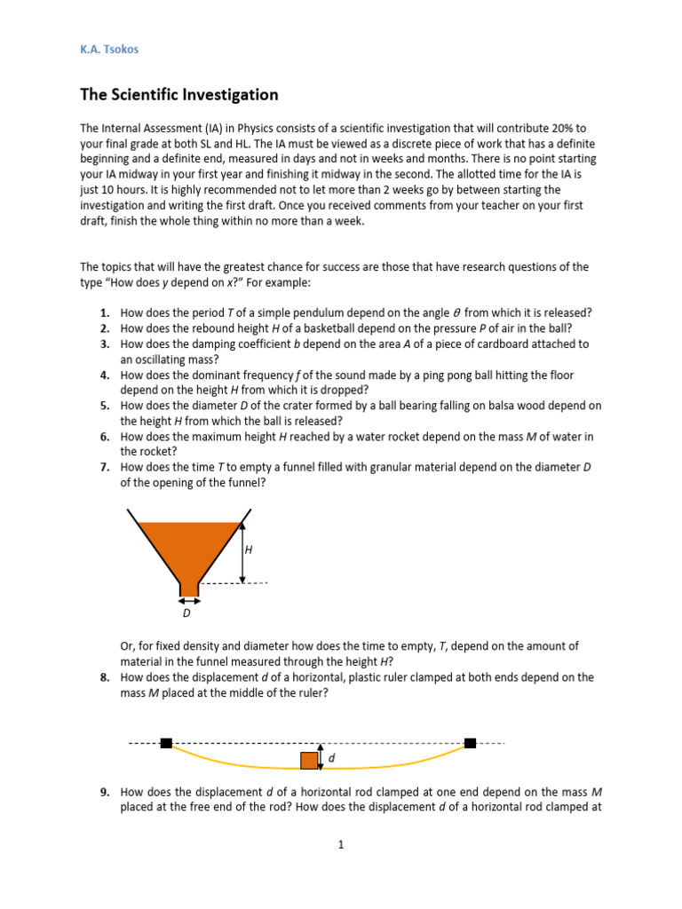 The Scientific Investigation | PDF | Stars | Significant Figures