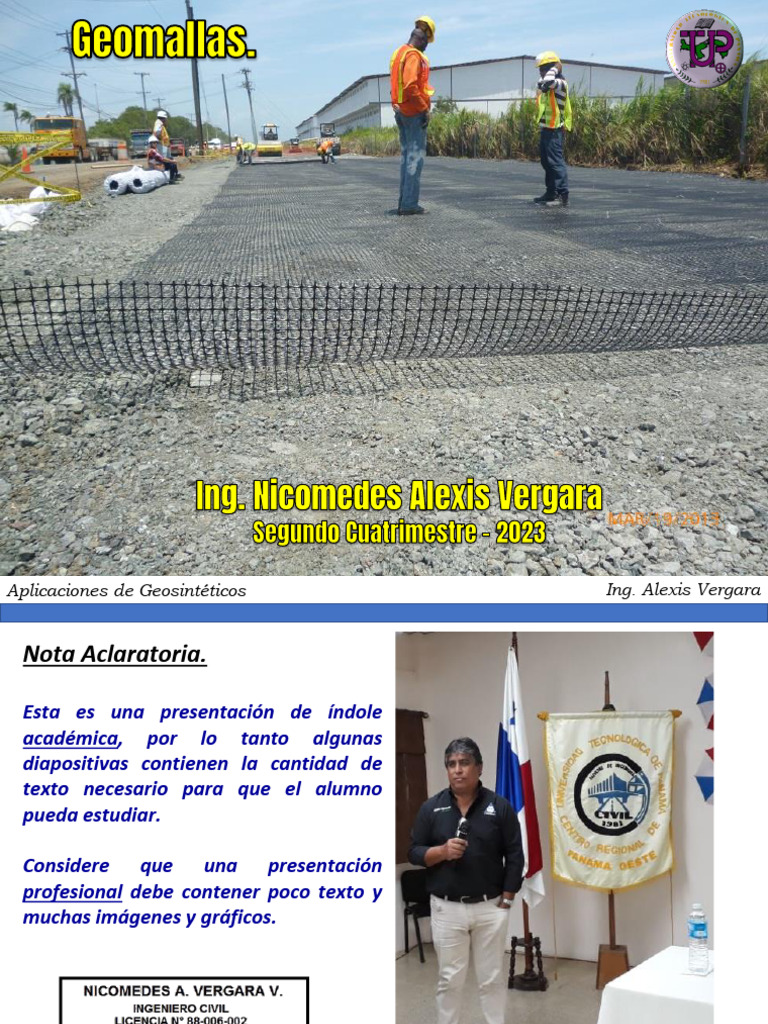 Geomallas: Tipos y Aplicaciones en Ingeniería | PDF | Rigidez ...