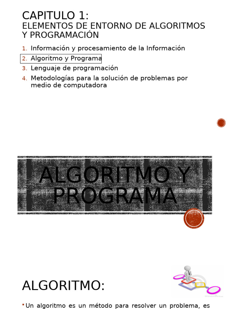 Algoritmos y Programas: Conceptos Clave | PDF | Algoritmos | Programa ...