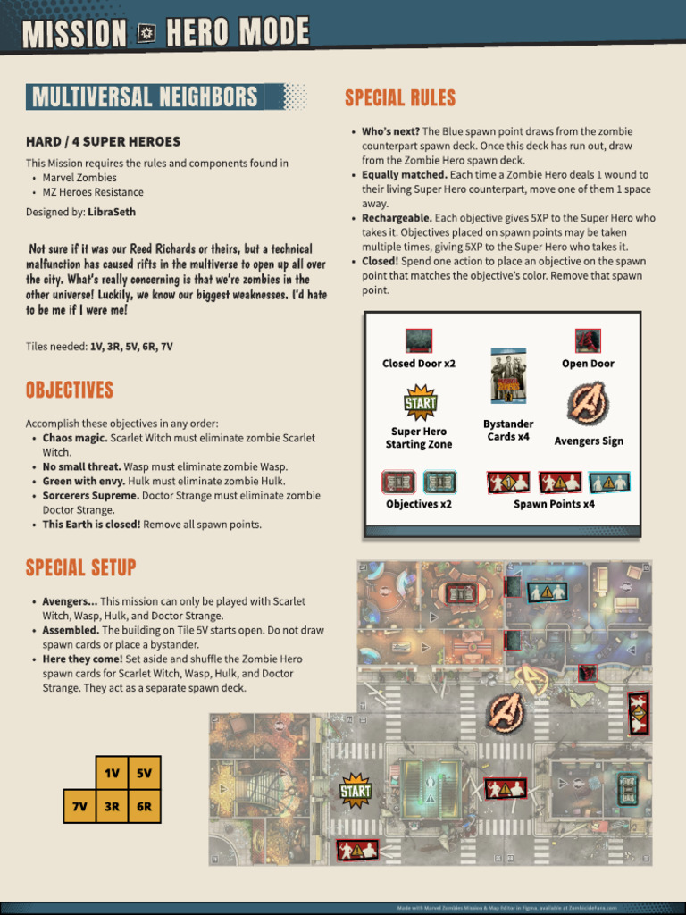 Multiversal Zombie Hero Mission Guide | PDF | Marvel Entertainment ...