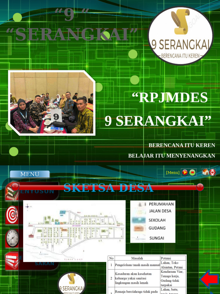Presentasi RPJMdes 9 Serangkai | PDF