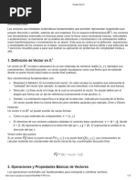 Definición y Ejemplos de Vector Nulo | PDF