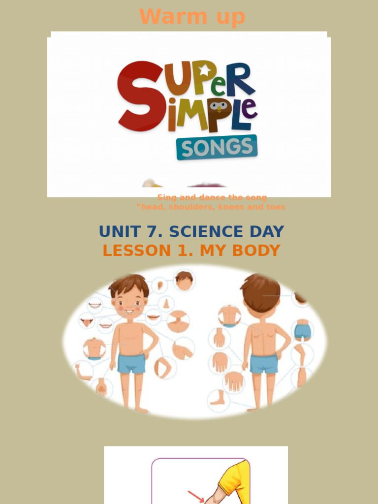 Body Parts: Unit 7 Lesson 1 | PDF | Foot | Hand