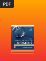 Crafting & Executing Strategy: The Quest For Competitive Advantage ...