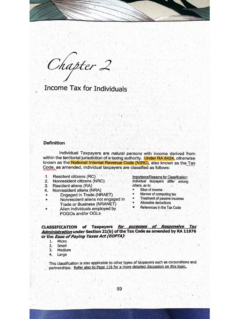 Income Tax Ch2 | PDF