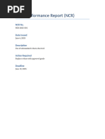 Final Inspection Report Template | PDF