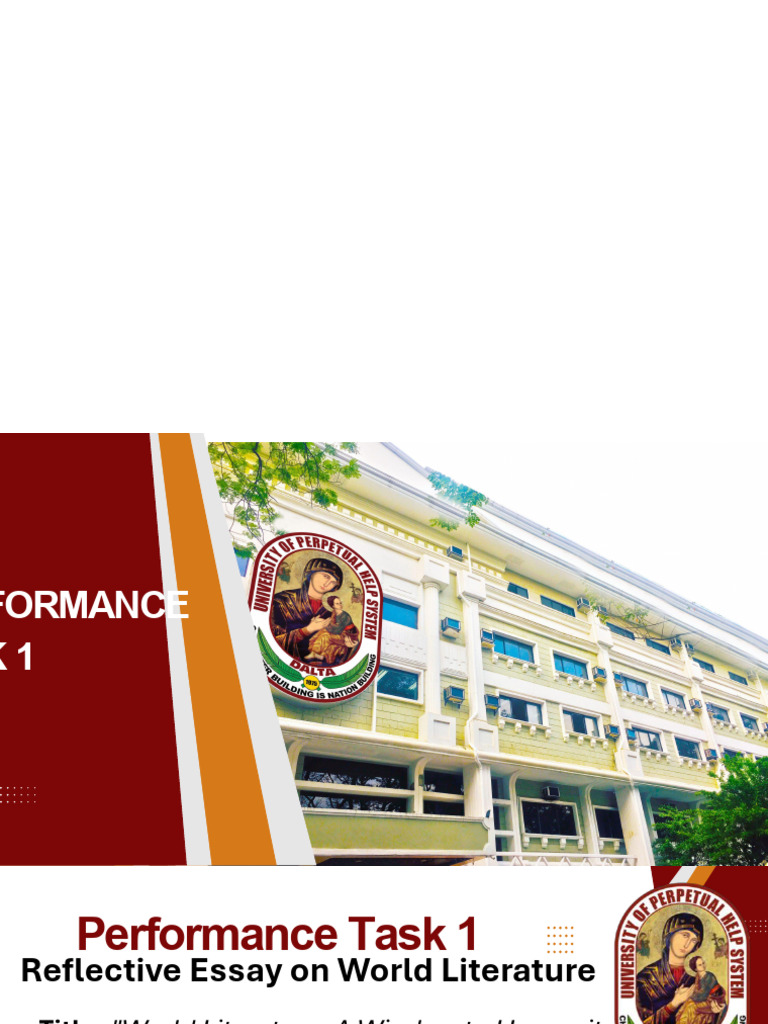 Performance Task 1 - Reflection | PDF | Essays | Liberal Arts Education