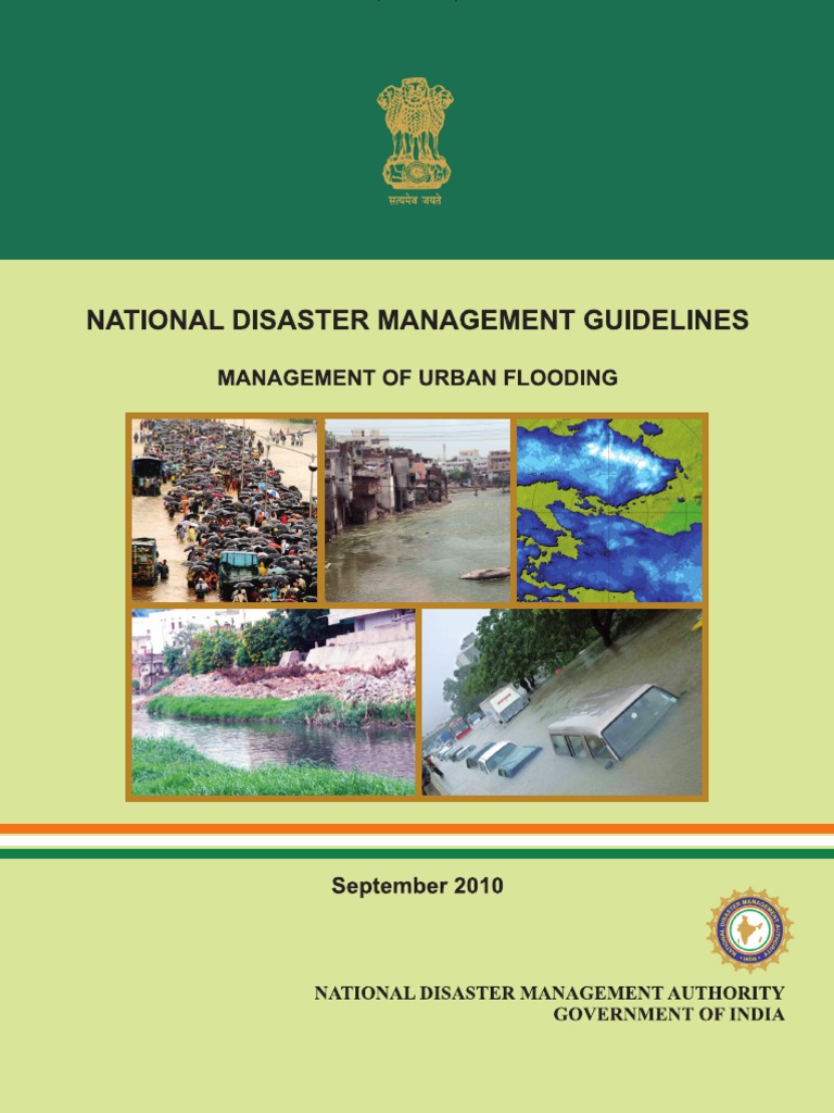 NDMA Guidelines on the Management of Urban Flooding - Naresh Kadyan ...