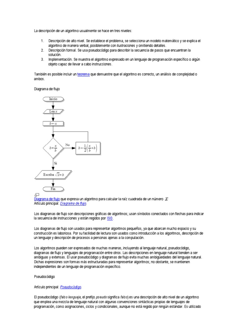 ALGORITMOS | Algoritmos | Lenguaje de programación