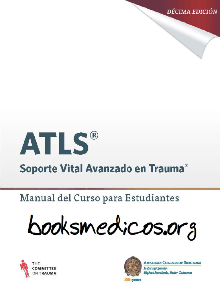 Manual ATLS: Décima Edición | PDF | Medicina