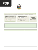 COSDEC Application Form 2023 Swakopmund | PDF | Identity Document