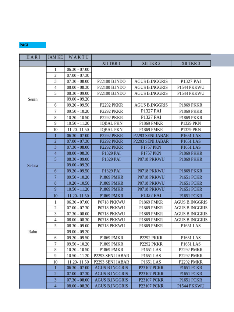 Jadwal Edit 2025-2026-2 | PDF