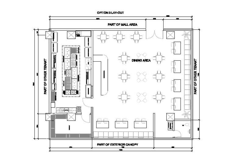 Restaurant Layout 3 | PDF
