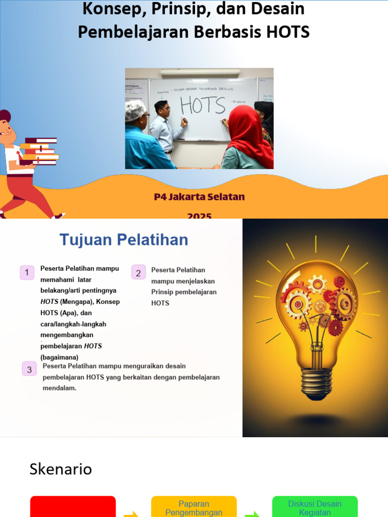 Konsep, Prinsip Dan Desain Pembelajaran HOTS - New2. | PDF