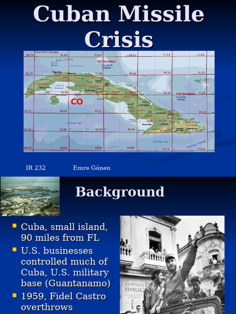 Cuban Missile Crisis Overview and Impact | PDF | Fidel Castro ...