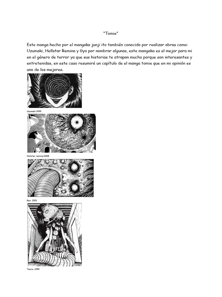 "Tomie" Junji Ito. | PDF | Manga