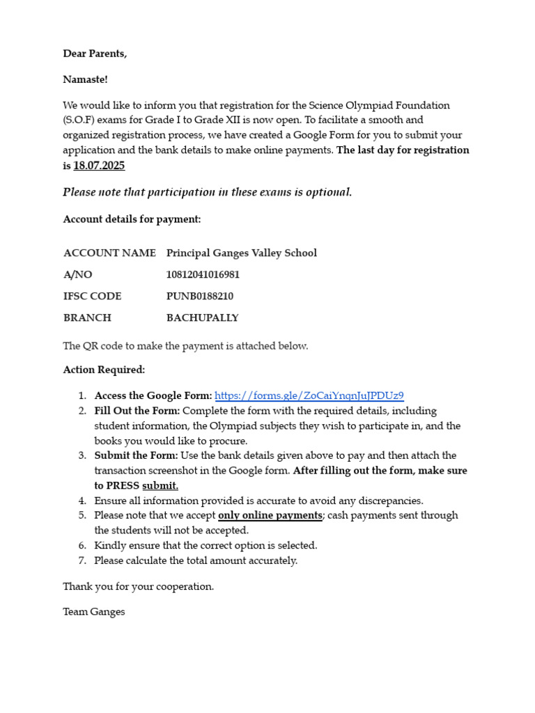 SOF Olympiad Circular, 2025-26.docx | PDF