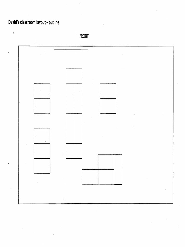 EDUC4241u3a5 David Classroom Layout | PDF