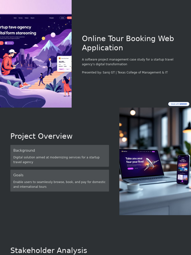 Online Tour Booking Web Application | PDF | Software Development ...