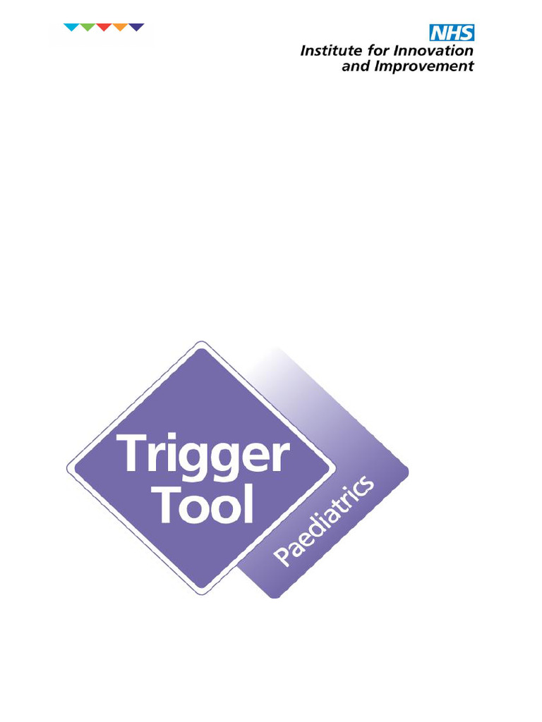 Paediatric Trigger Tool User Guide | PDF | Cardiac Arrest | Patient Safety