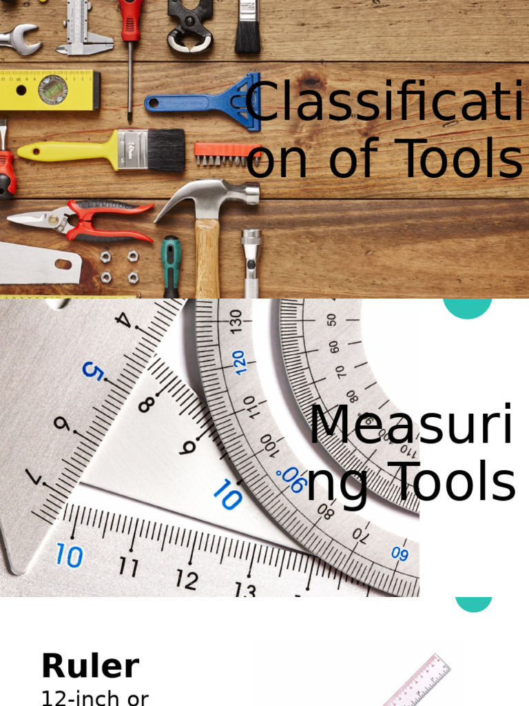 Classification of Tools | PDF | Drill | Tools