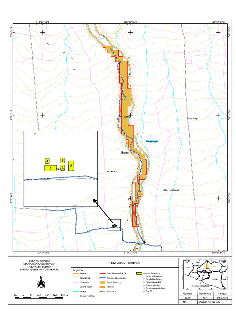Peta Layout Tambang_rev | PDF