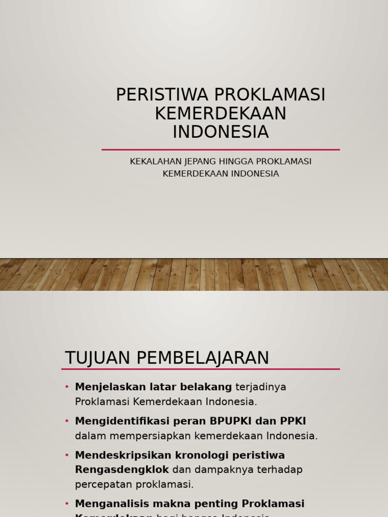 Peristiwa Proklamasi Kemerdekaan | PDF