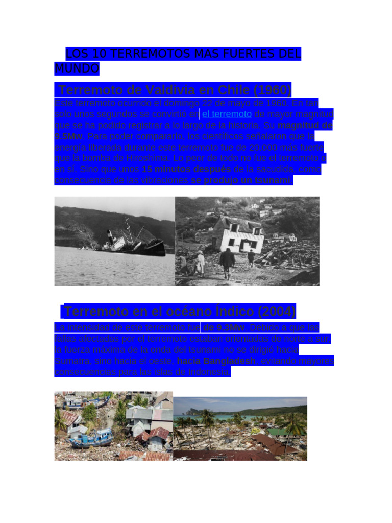 Terremoto S | PDF | Tsunami | Temblores