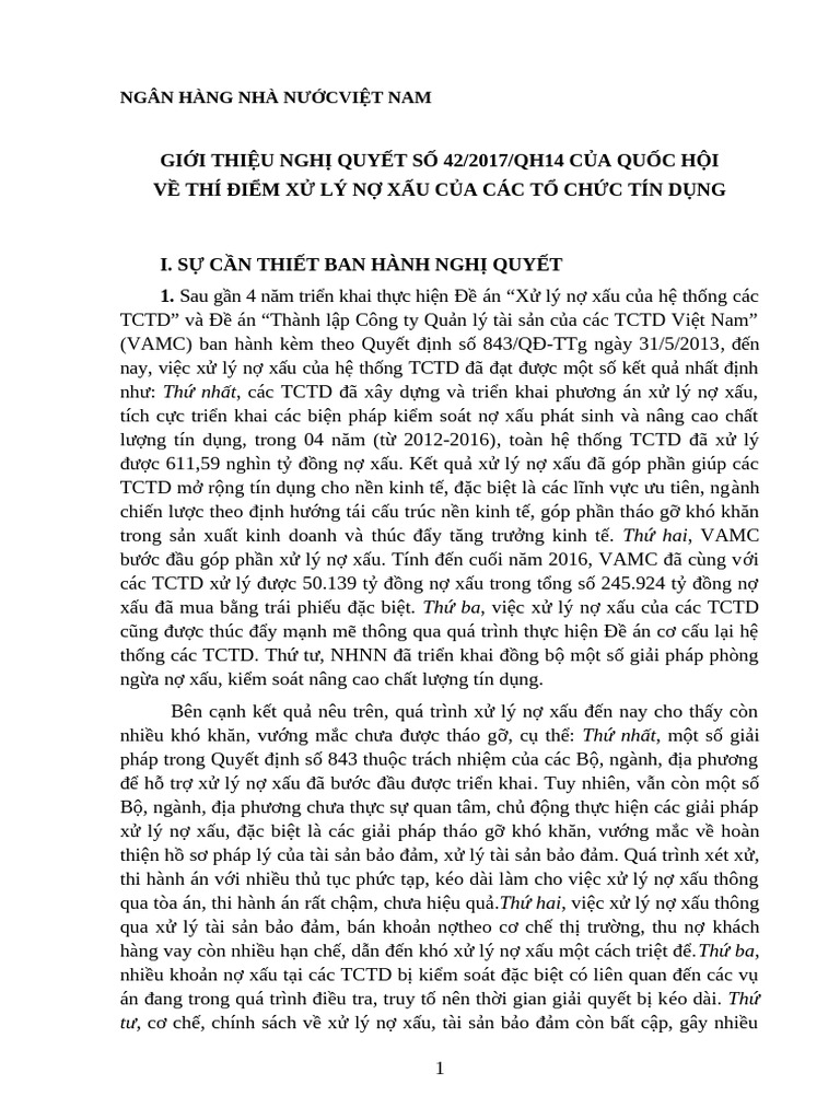 1. Gioi Thieu Nghi Quyet 42(Final) 2 | PDF