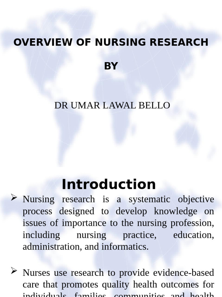 Nursing Research Overview and Methods | PDF | Cohort Study | Experiment