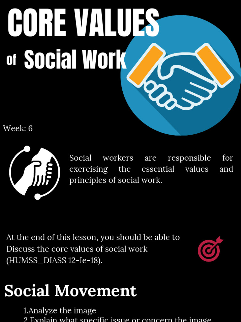 Core Values of Social Work Explained | PDF | Social Work | Social Justice