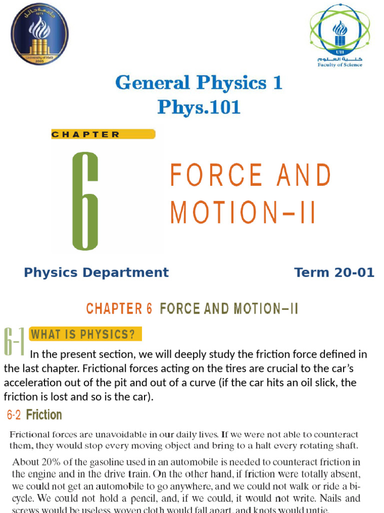 Chapter 6- Force and Motion-II | PDF