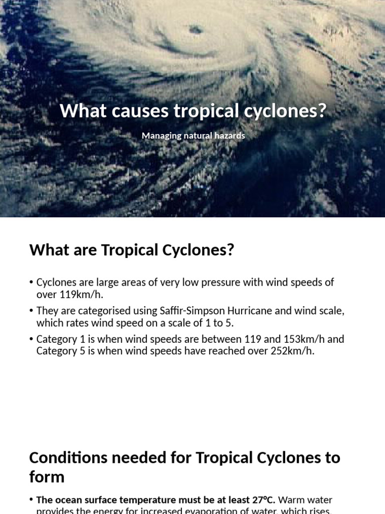 6.3 Tropical Cyclone | PDF | Tropical Cyclones | Eye (Cyclone)