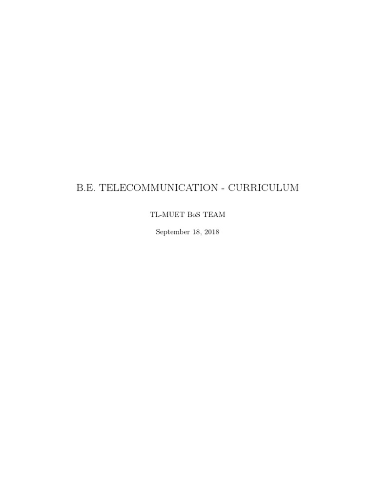 Cu Obe Clo Plo v4 | PDF | Information And Communications Technology ...