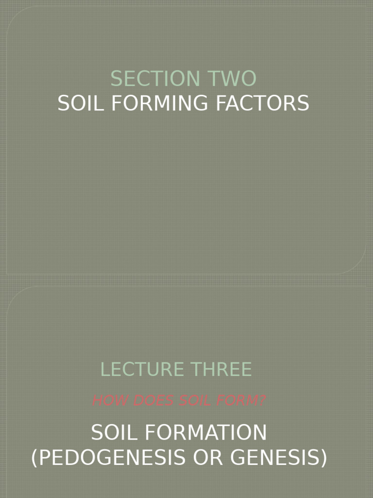 Soil science(soil formation) | PDF | Rock (Geology) | Igneous Rock
