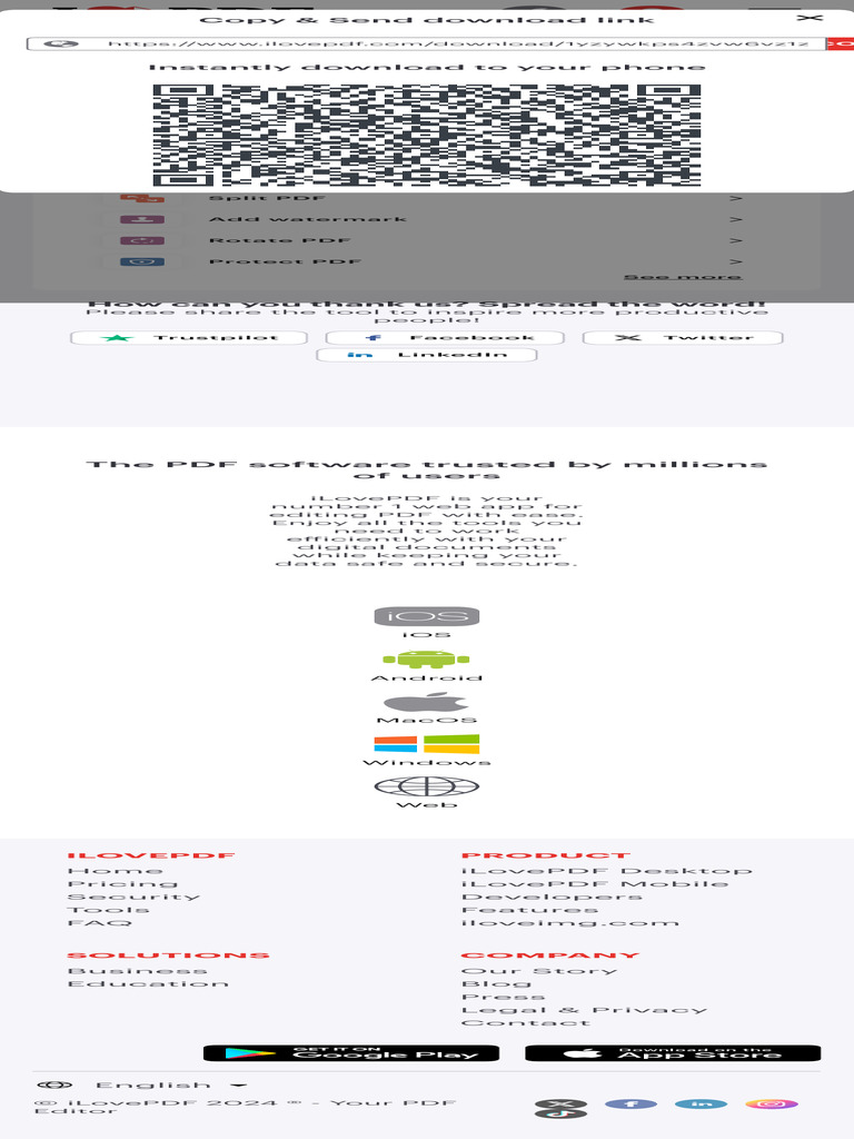 Download iLovePDF: Trusted PDF Tools | PDF