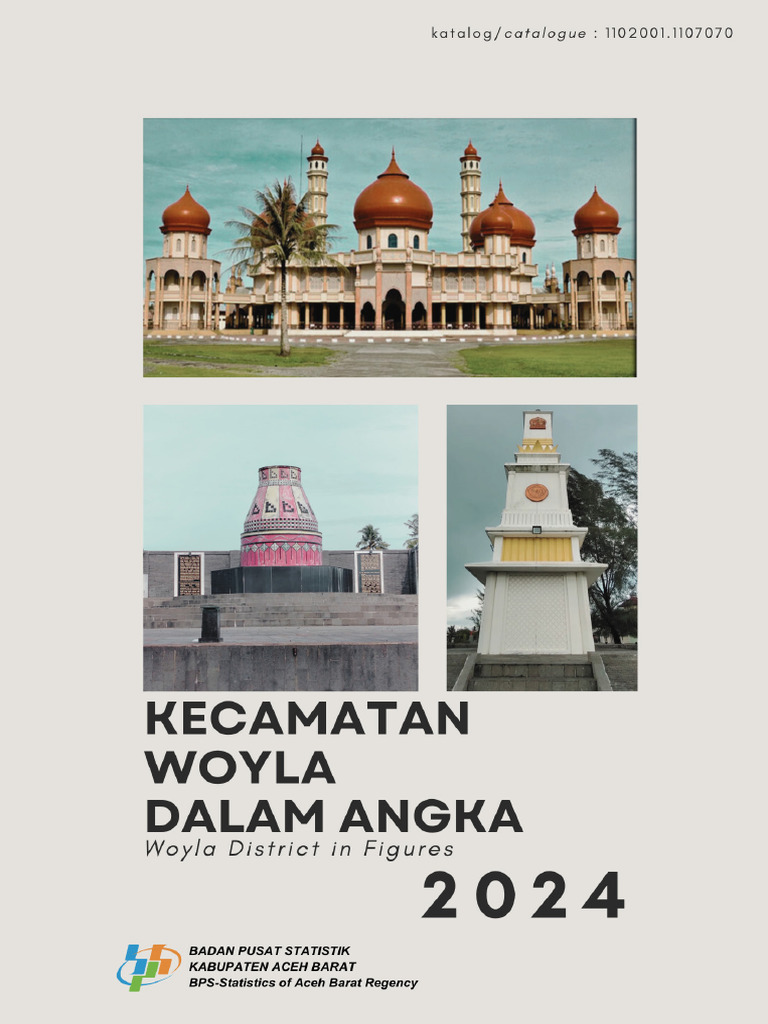 Kecamatan Woyla Dalam Angka 2024 | PDF