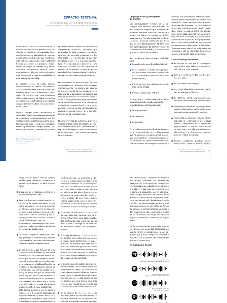 IPAM - Espacio | PDF | Melodía | Armonía
