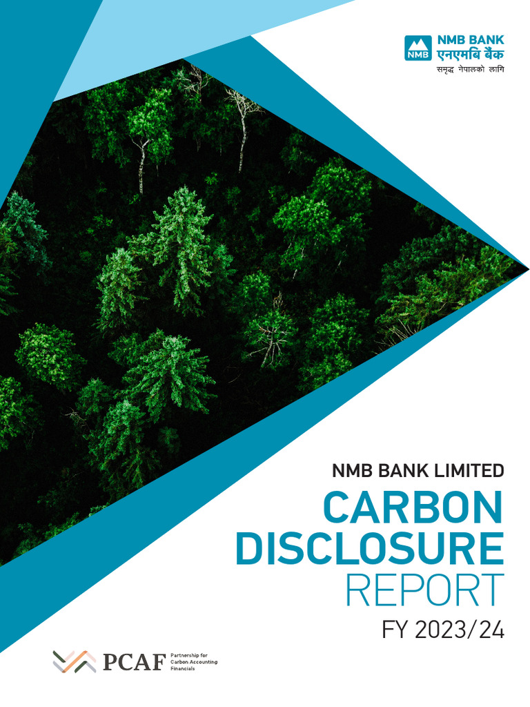 NMB Bank Carbon Disclosure Report FY 2023/24 | PDF | Sustainability ...